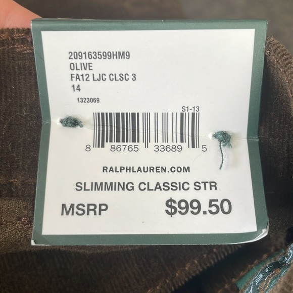 Ralph Lauren | Pants & Jumpsuits | Lrl Olive Lauren Jeans Co Pants | Poshmark